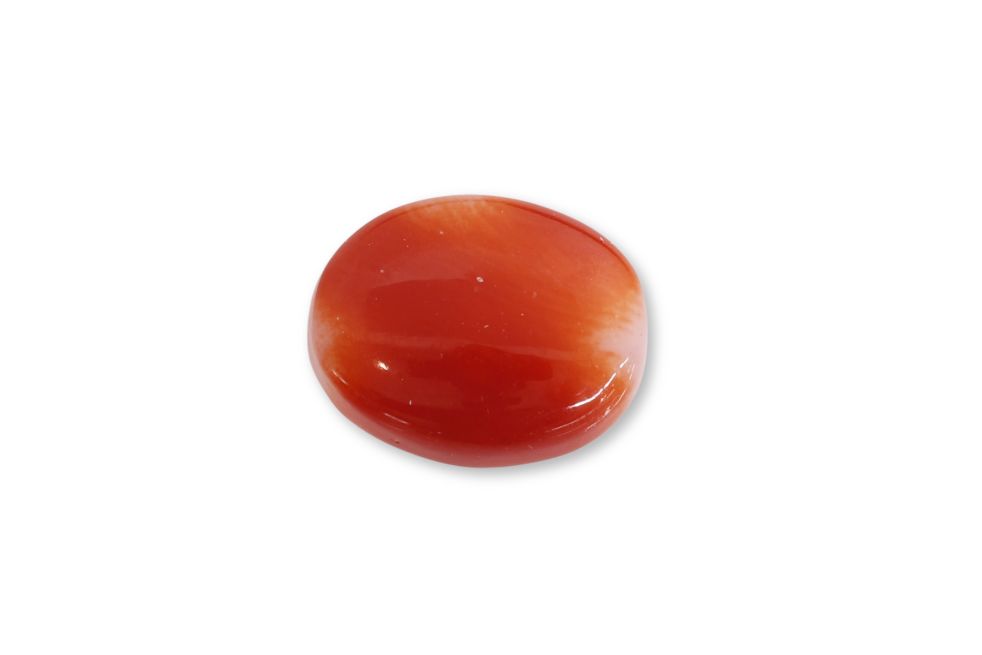 Wholesale Red Coral Oval Cabochon, 1.03 cts. - 6.2x7.8mm
