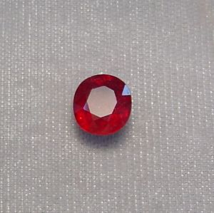 Wholesale Ruby Fissure Filled Faceted Oval 8.5x9.2mm - 3.87 cts.