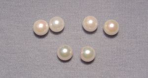 Wholesale Japanese Akoya White ¾ Half-Drilled Pearls