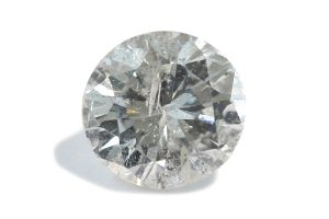4.3mm round diamond, 0.34 ct